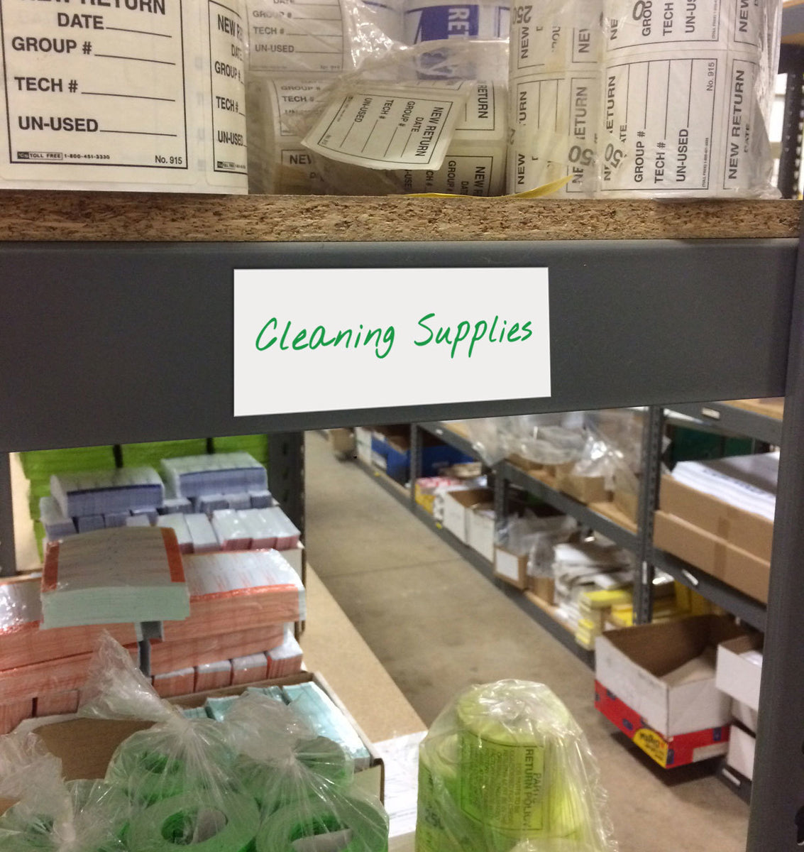 Write-On Magnetic Rack/Shelf Labels - NapSupply.com – Nap Supply