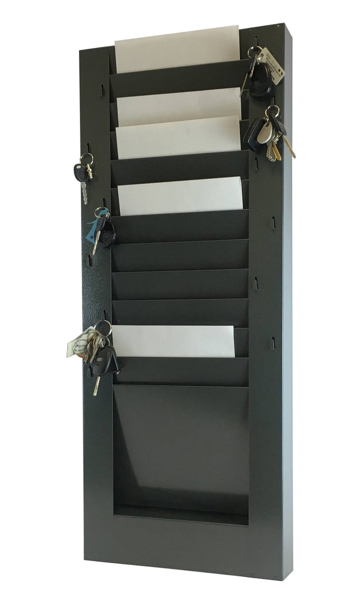 Work Order Holder Rack with Key Hooks - 12 Slots - NapSupply.com – Nap ...