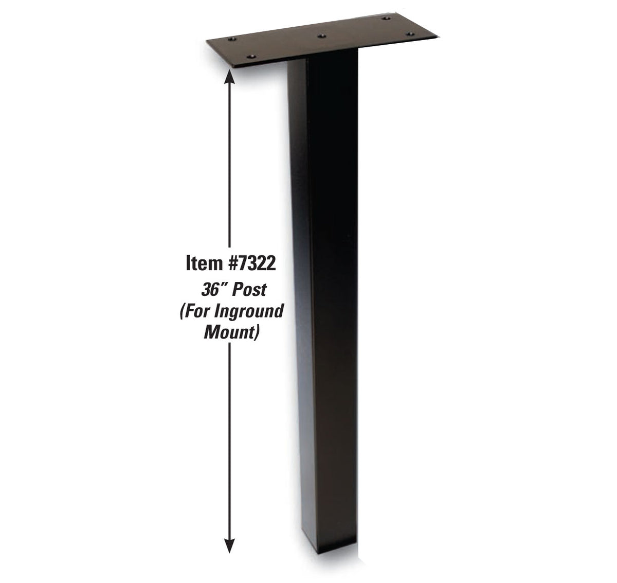 In-Ground Post for Night Drop Box - NapSupply.com – Nap Supply